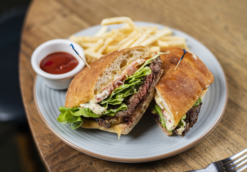 Recipe: Dry-Aged Beef Steak Sandwich with Home Made Relish | Broadsheet