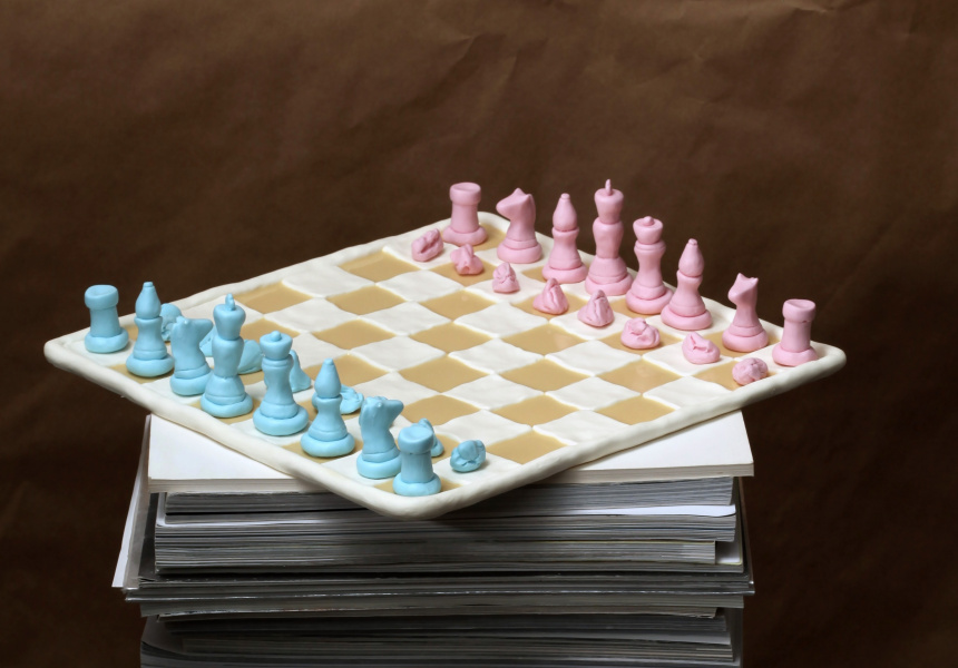 Studio Mignone’s New Chessboard Is Complete With Chewing Gum Pawn Pieces