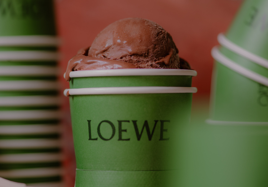 Messina Gelato Creates a Limited Edition Scoop for Loewe