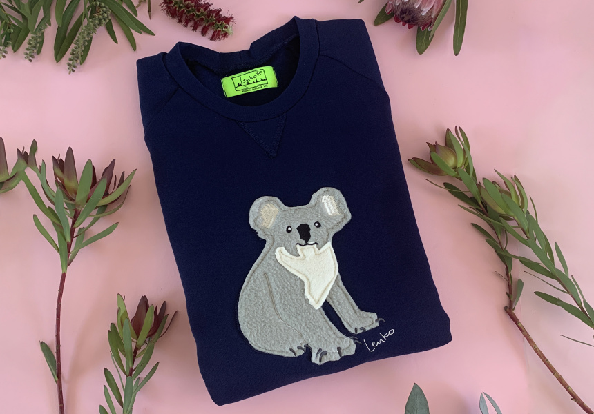 Diana Koala Womens Sweater Jacket Princess Diana Jenny Kee Blinky Di ...