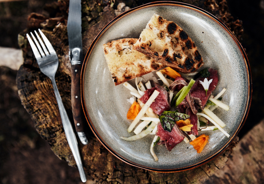 Recipe: Matt Wilkinson’s Cured Venison With Pinot Noir