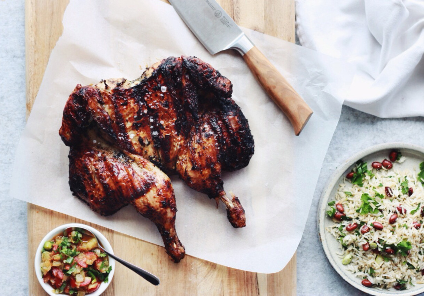 Boozy Food Recipe for Christmas: Jerk, Rum and Lime Brick Chicken ...