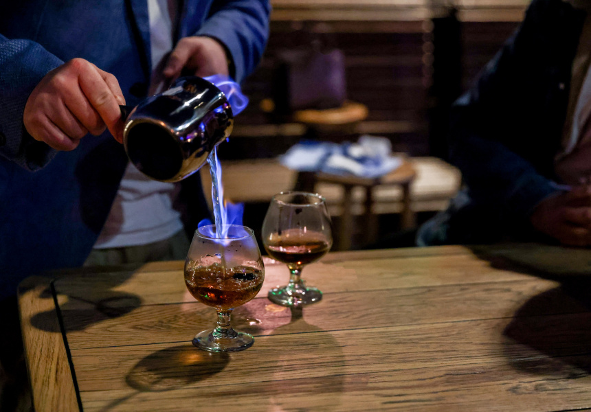 Winter Roving Carts at Opera Bar