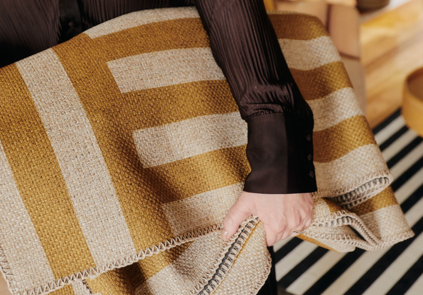 Double Doubles Down on Machine-Washable Rugs in New Check and Stripe ...