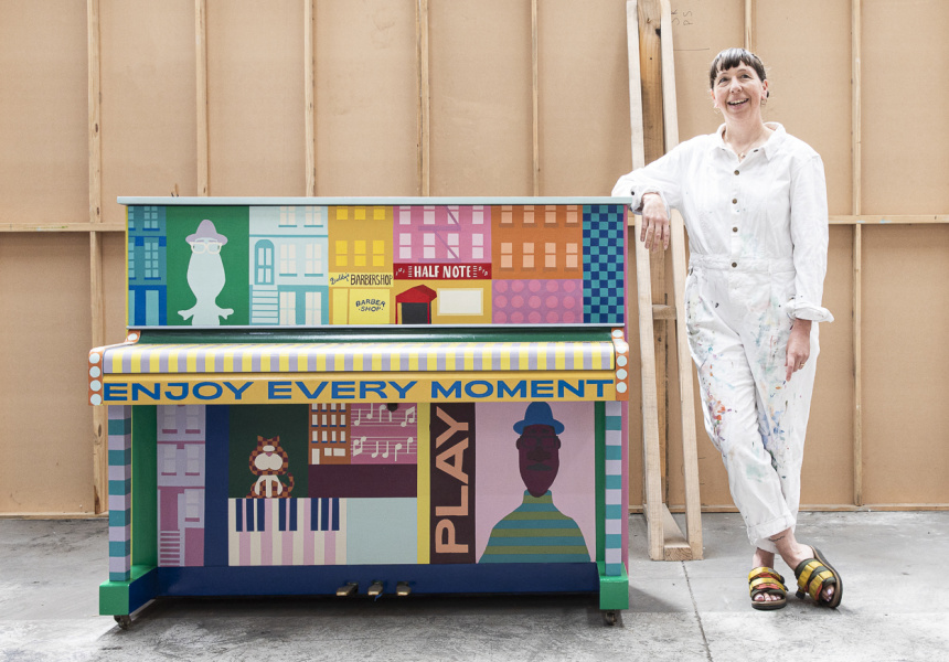 Beci Orpin on Painting a Very Special Piano