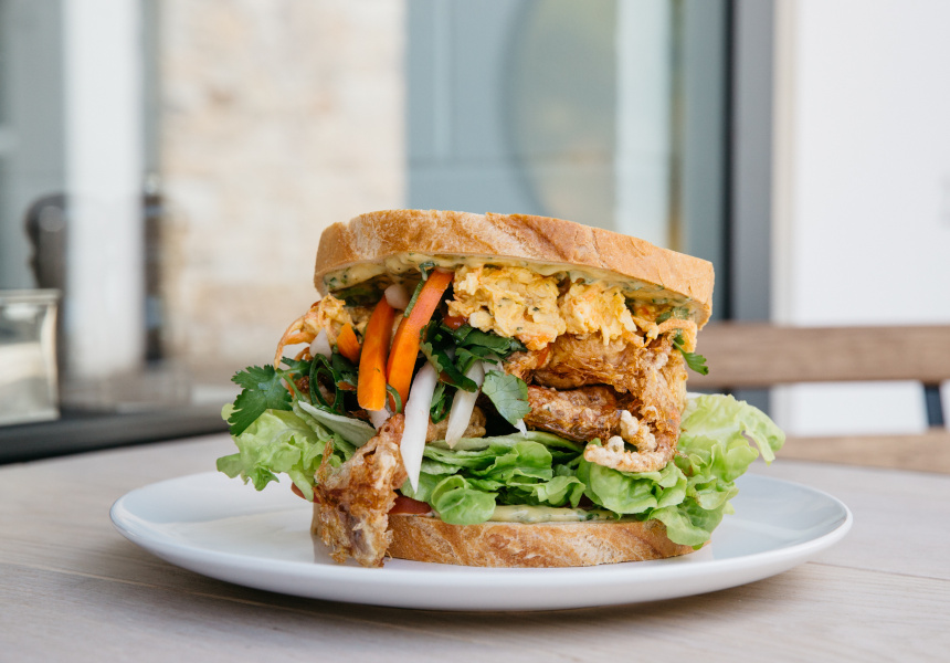 Republic Sandwiches’ Soft Shell Crab Sandwich | Broadsheet | Broadsheet