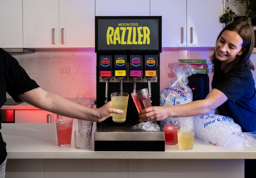 Win: A Moon Dog Razzler Post-Mix Machine
