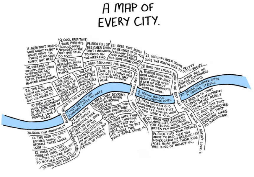 A Deadly Accurate Map of Every Single City