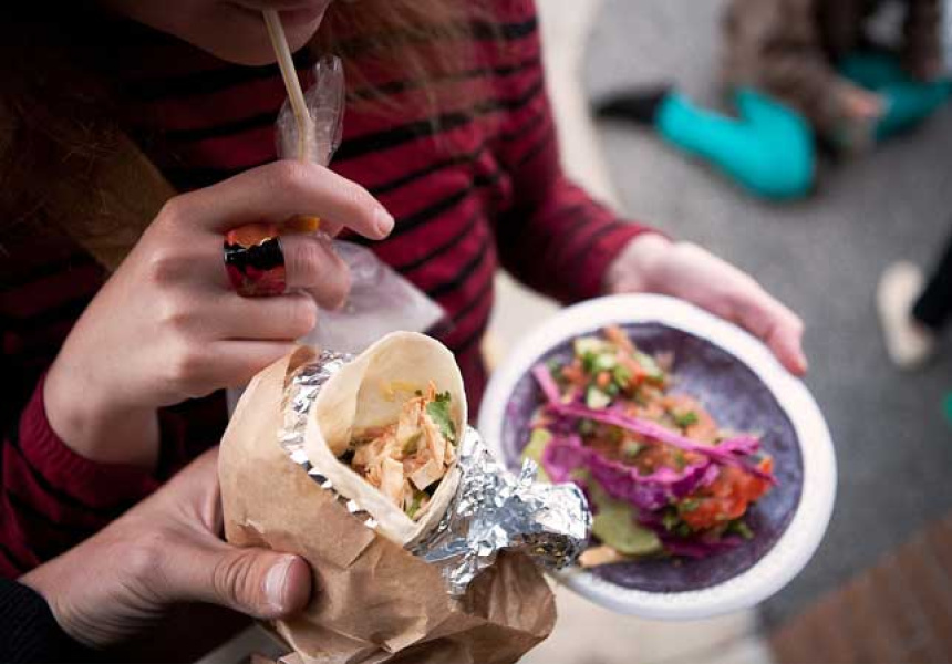 The Burrito Van at Odessa Creative Space