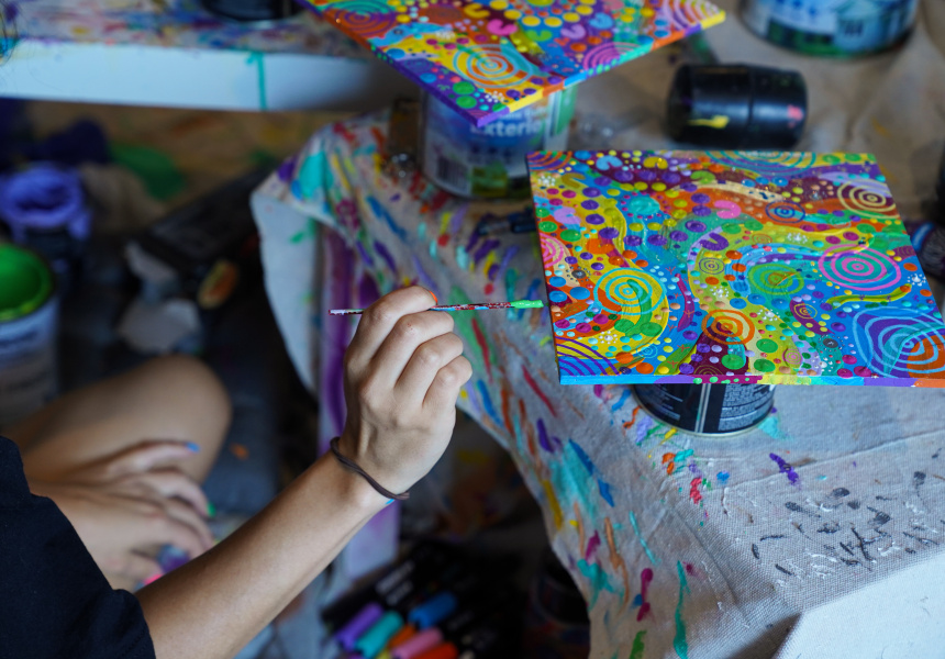Meet Mali Isabel, the Artist Bringing an Explosion of Rainbows to Adelaide