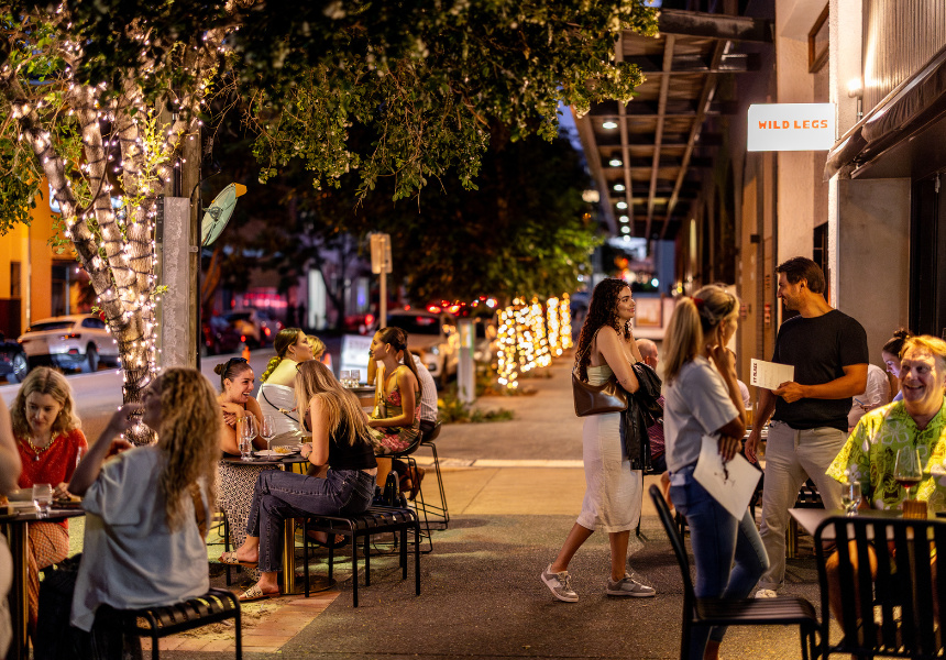 Newstead Wine Bar Wild Legs Is Serious About Having Fun