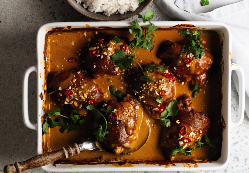 Recipetin Eats Easy Recipe For Baked Satay Chicken