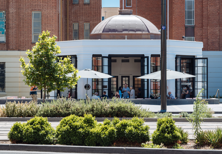 Community, a Cafe-Bar Hybrid in a Restored Octagonal Kiosk Opens on ...