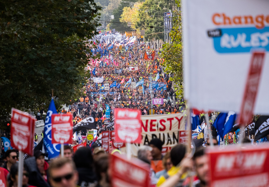 Thousands of Protestors to Flood Melbourne CBD for ACTU Rally Today