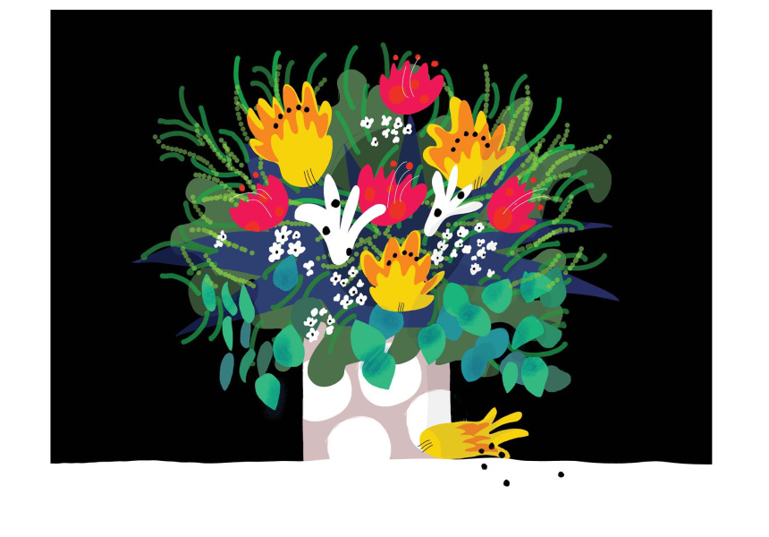 Alex Stitt's 'Flower Power' at Port Jackson Press Print Room