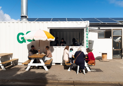 Gang Gang Opens in a Shipping Container in Torrensville