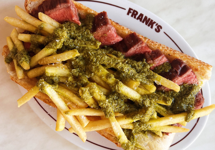 A Moment For: Steak Frites Baguette from Frank’s Deli in Waverley
