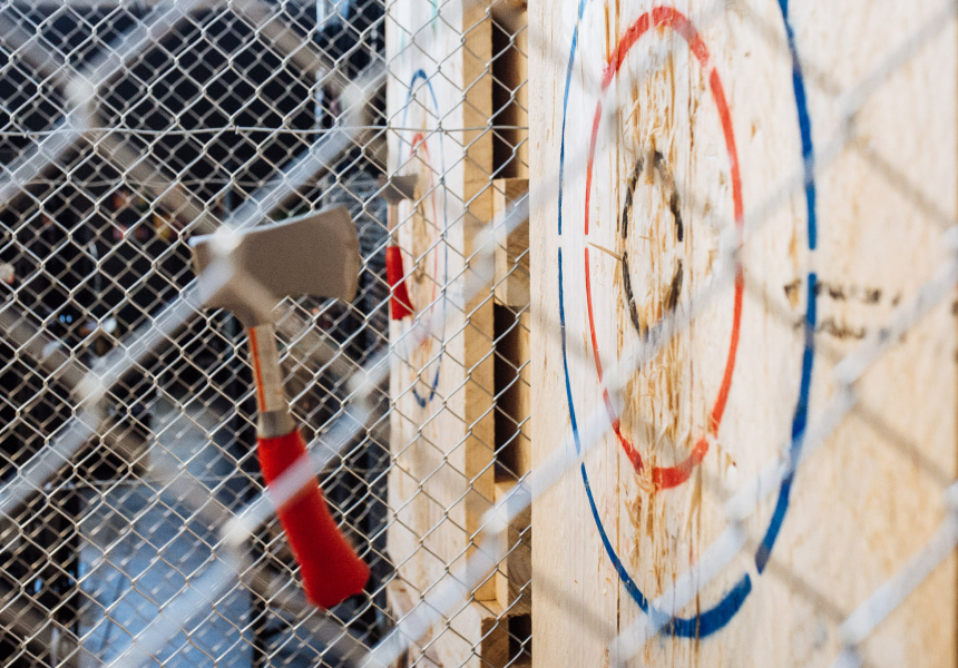 Maniax Axe Throwing Opens in Thebarton