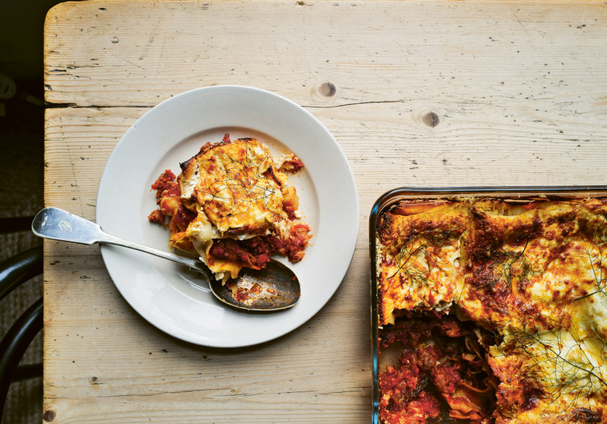 Letitia Clark’s Speedy Sausage, Fennel and Ricotta Lasagne