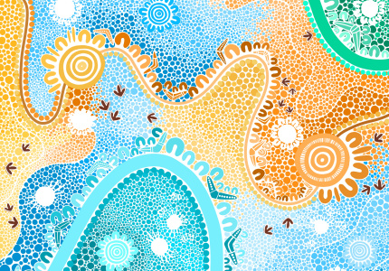The Artist Behind the Australian Open’s Striking, Celebratory Artwork