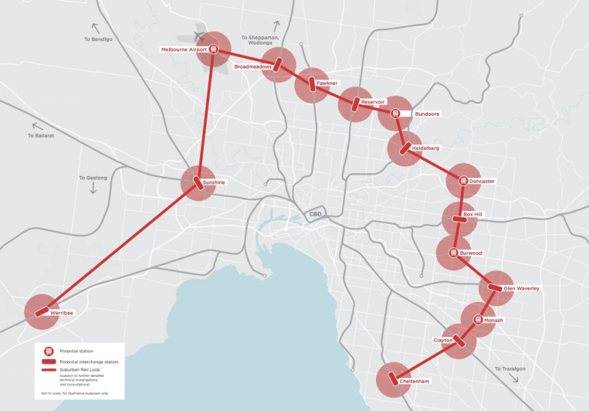 State Government Pledges Huge New Suburban Rail Loop State Government Pledges Huge New Suburban Rail Loop
