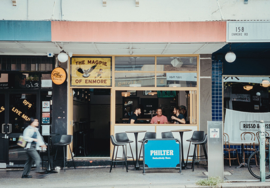 Mircro Sports Bar The Magpie Swoops Onto Enmore Road