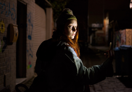 Step Into the Shoes of a Woman Walking Home Alone at Night