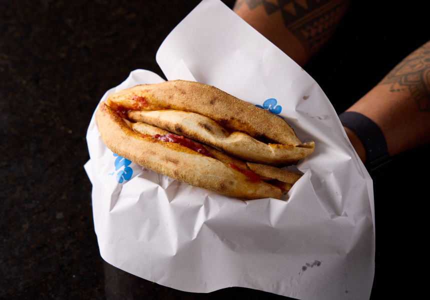 Pick Up $2 Pizza Portafoglio at Francesca’s Brighton