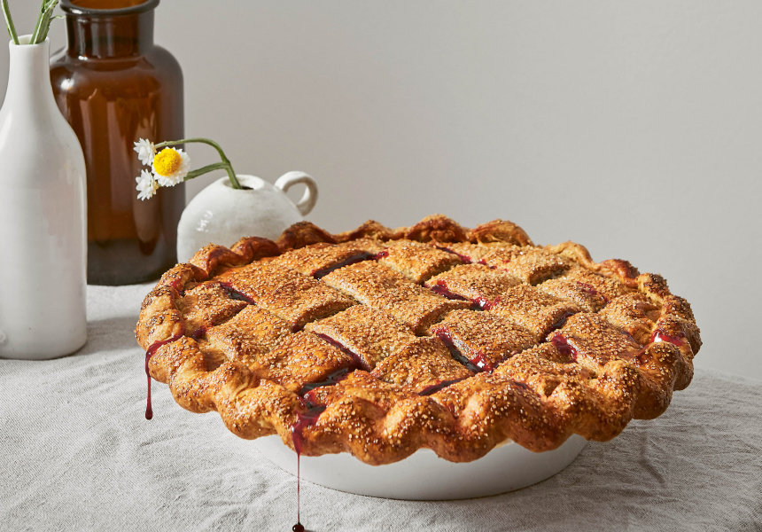 Michael and Pippa James's Rustic Cherry and Rye Pie Recipe