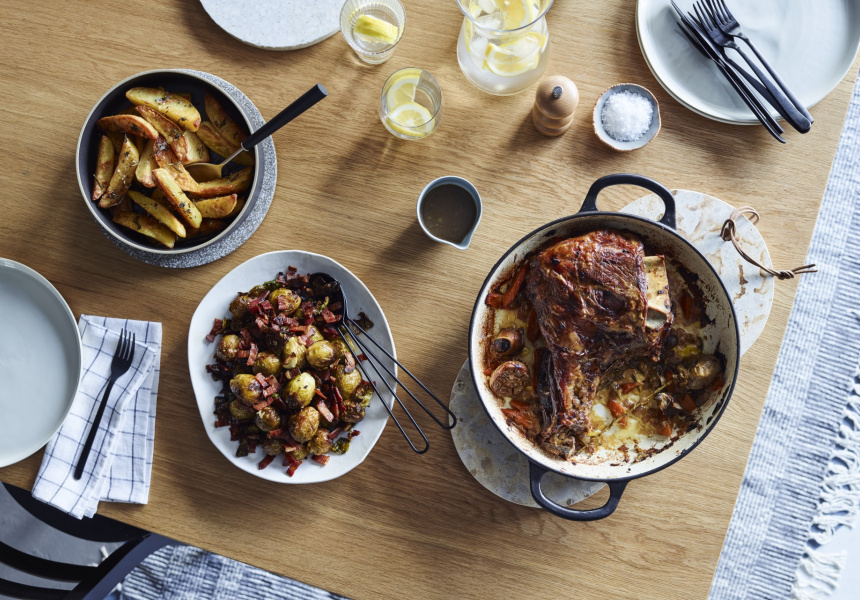 Recipe: Estelle Chef Scott Pickett’s Roast Lamb Shoulder