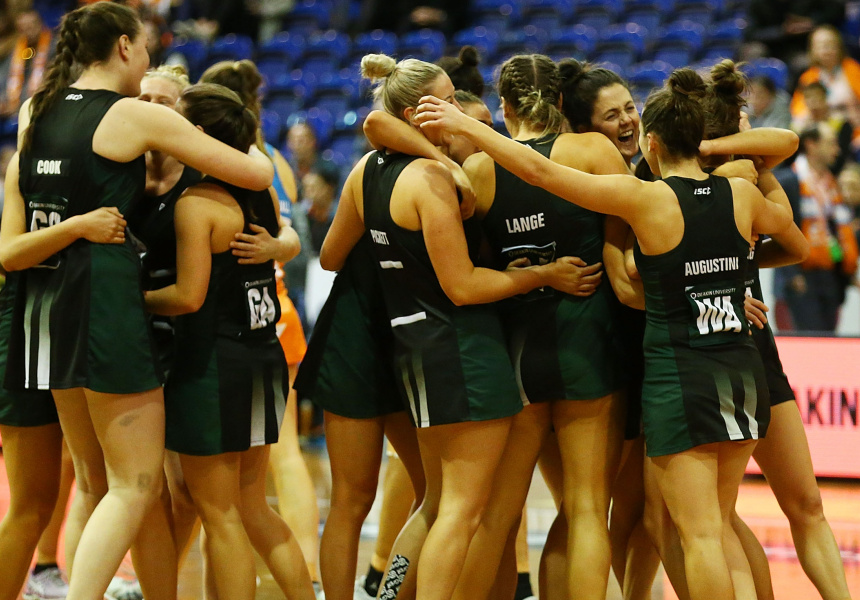 On Court With a Collingwood Magpies Netballer