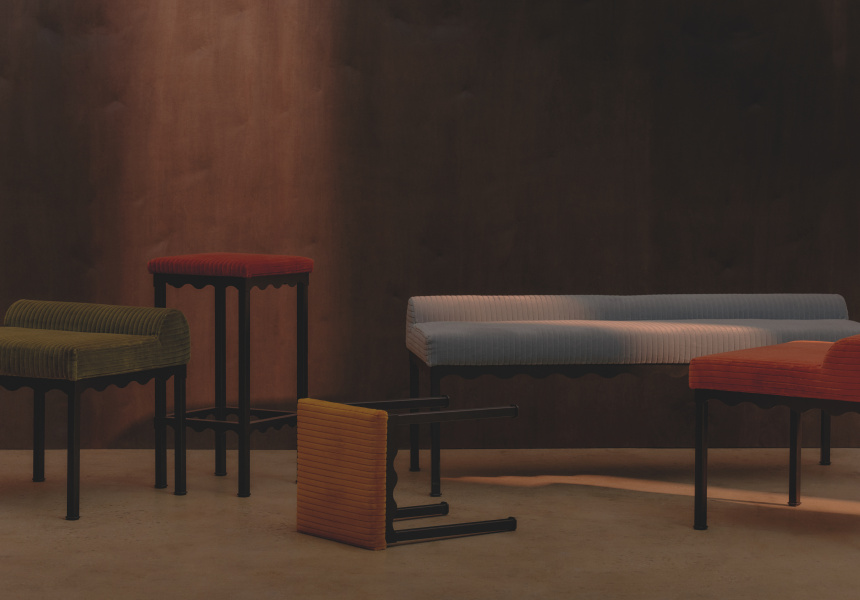 Aussie Label Coco Flip Makes Furniture With Wiggly Edges