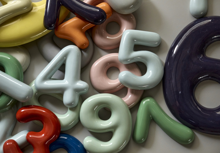 Count on a Warm Welcome With Mud Australia’s Bright Porcelain House Numbers
