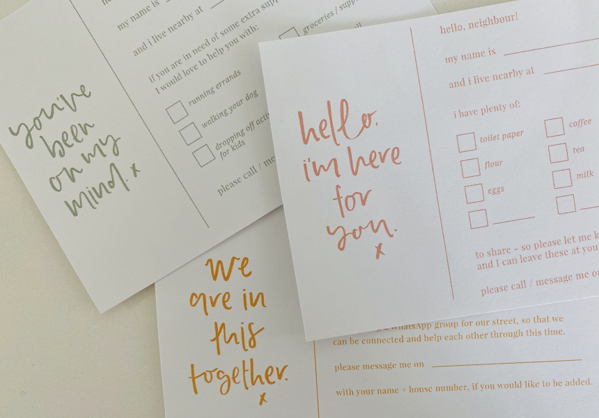 Neighbour Notes are A Beautiful (and Free) Way to Help Neighbours and ...