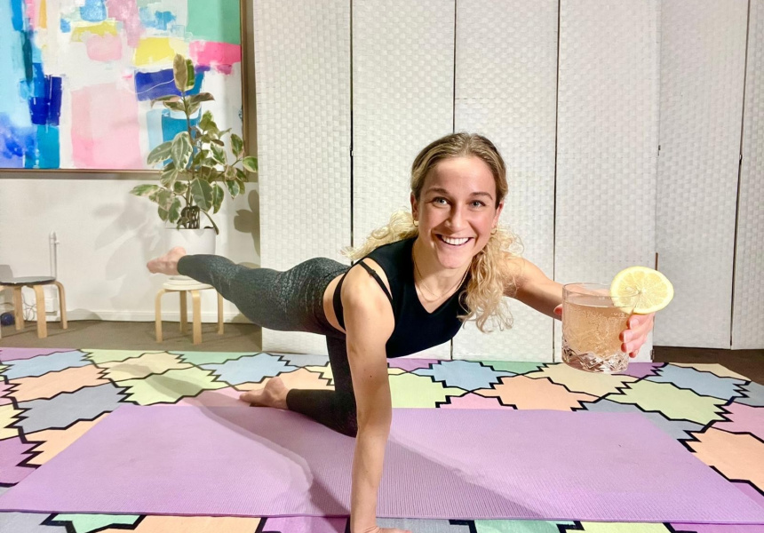 Live-Streamed and Loose: We Tried Sipping Wine While Stretching and It ...