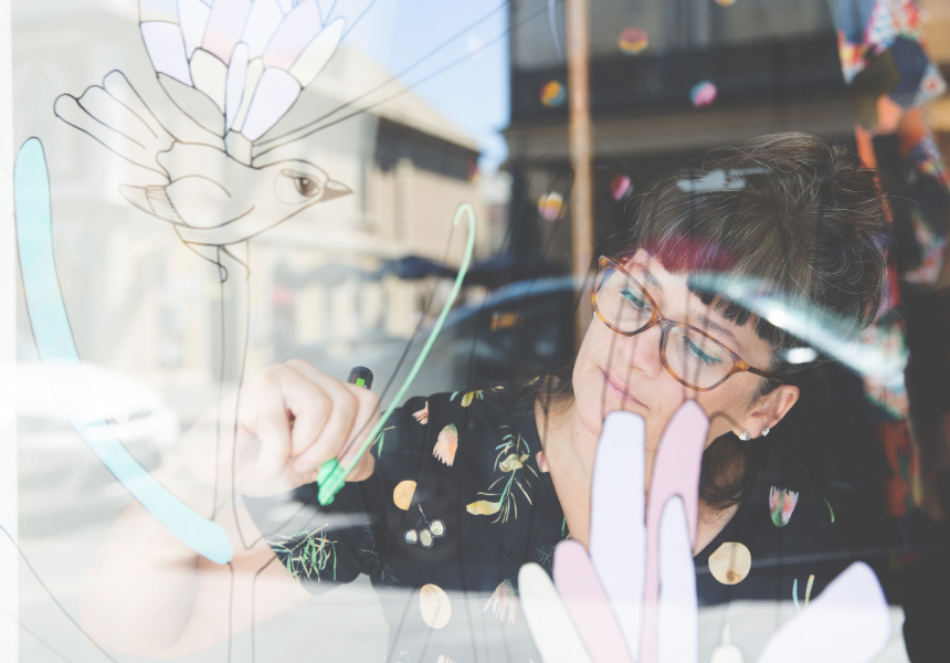 Gorman Collaborates with SA Artist Dana Kinter