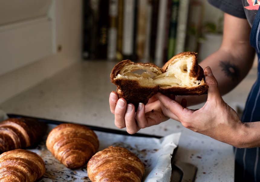 Recipe: Bennelong Pastry Chef Rhiann Mead’s Three-Day Homemade Croissants
