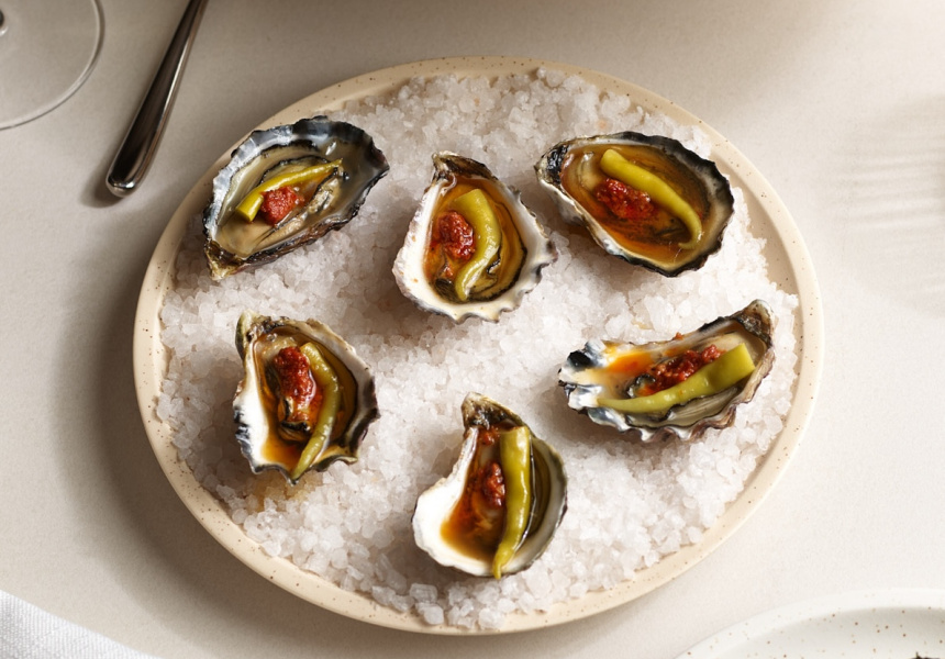 A Moment For: Flambadou Oysters at North Sydney's Poetica