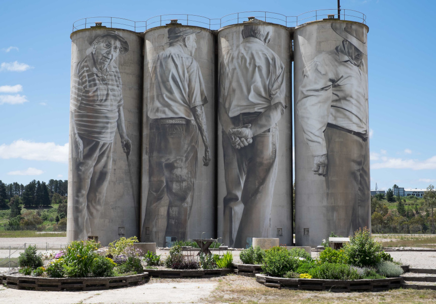 This Towering Mural Splashed Across Heritage-Listed Silos Is Just a ...