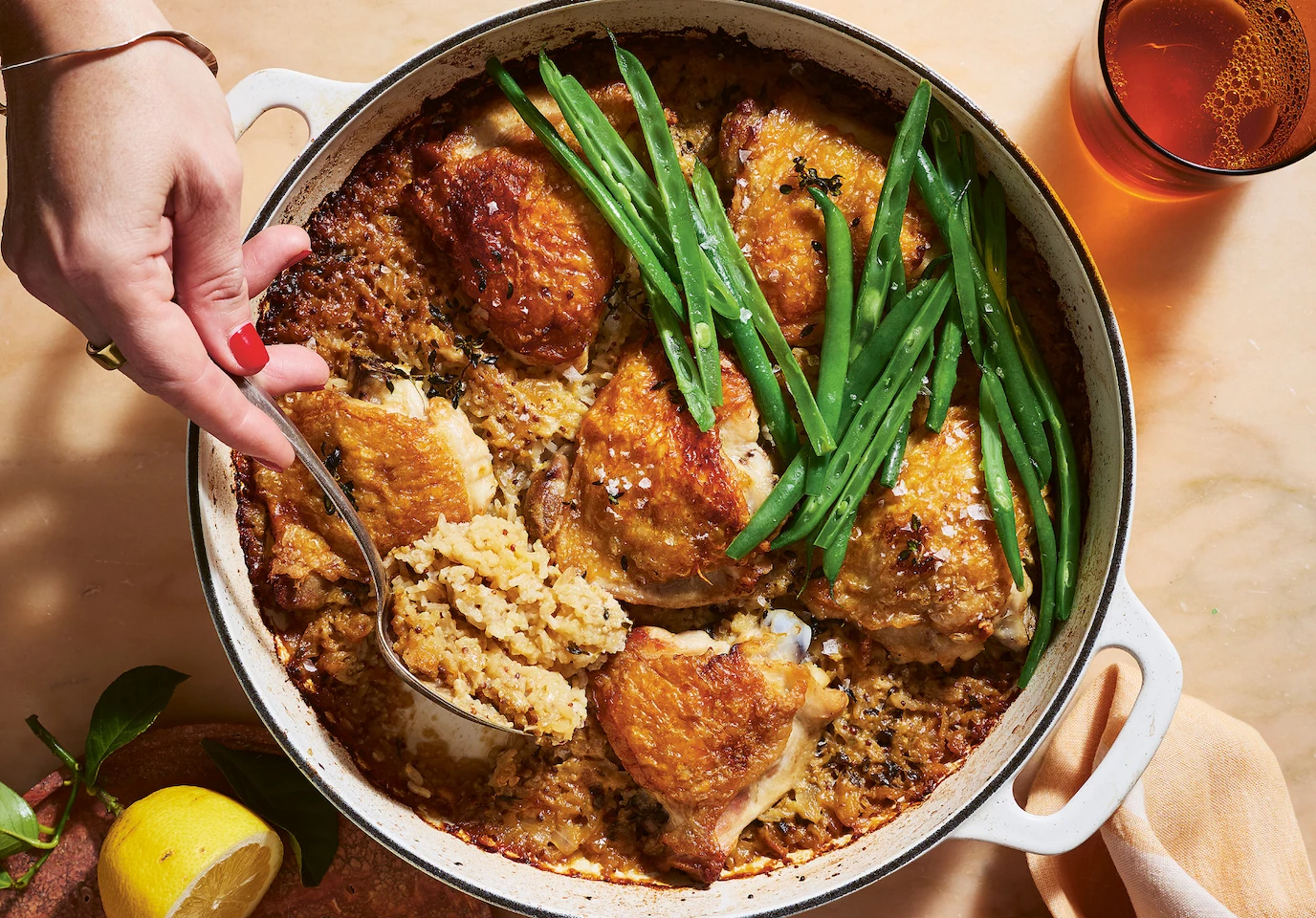 Lucy Tweed’s One-Pan Chicken With Salad Dressing Rice | Broadsheet