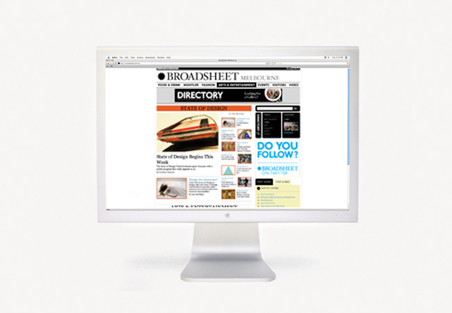 State of Design on Broadsheet