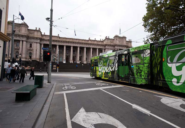 Beer Tram Designed by Local Artists