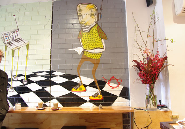 Art and Coffee at Juddy Roller