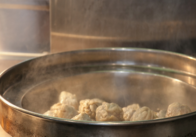 South Melbourne Market Dim Sims in the City