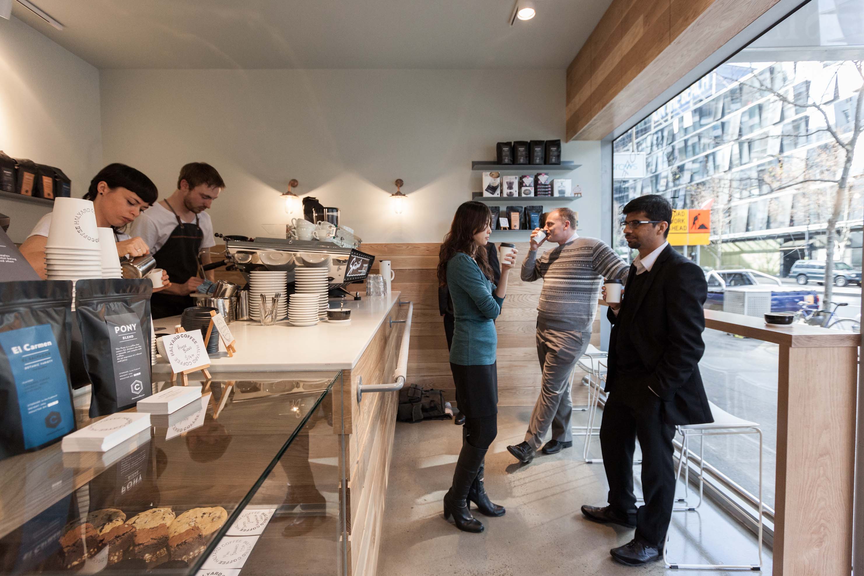 Halyard Coffee Moors in Docklands