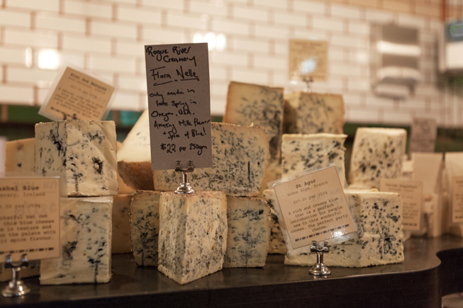 Descending into Spring St Cheese Cellar