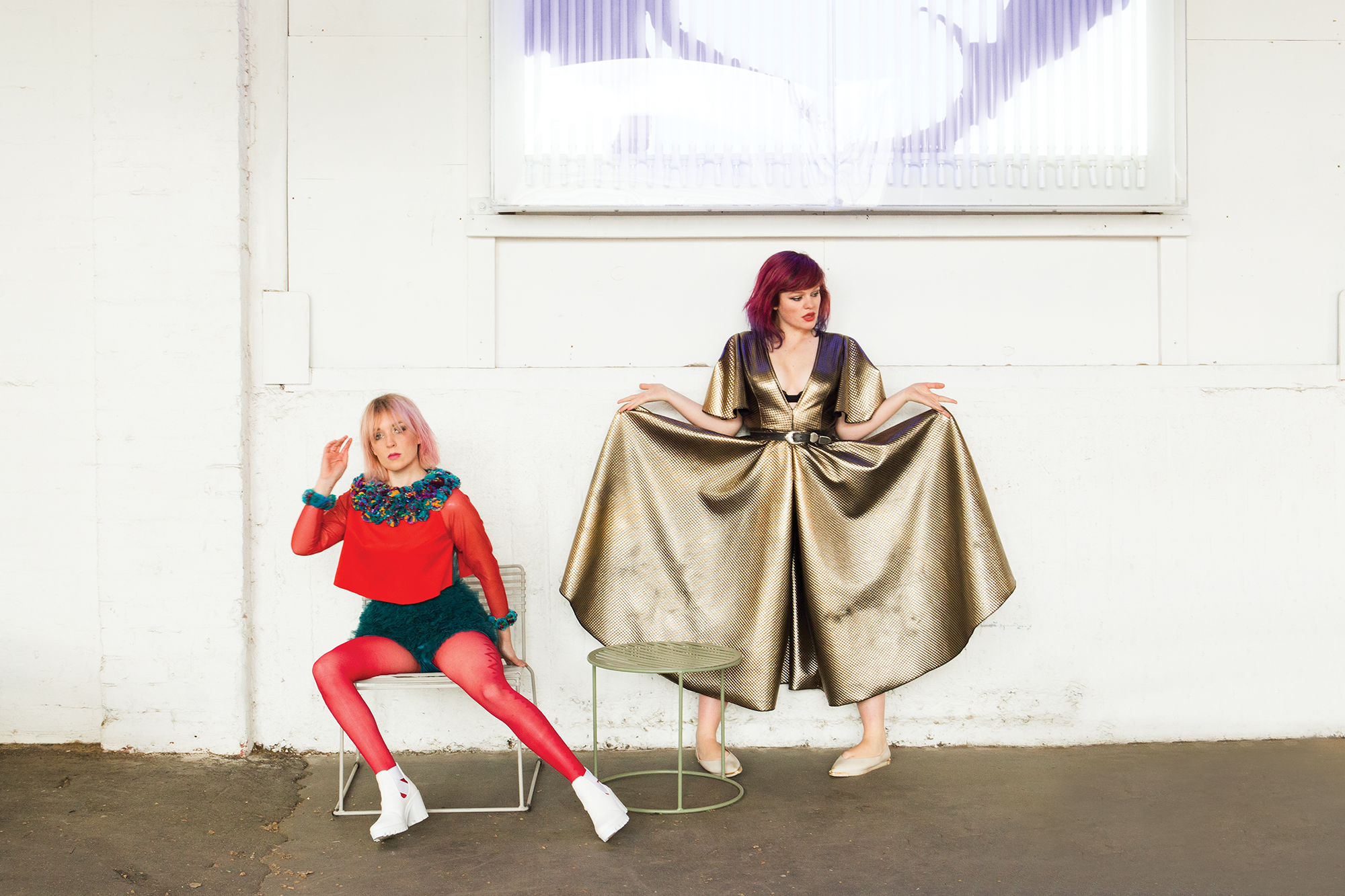 Work Uniform: Phoebe Baker and Lou James from Alpine