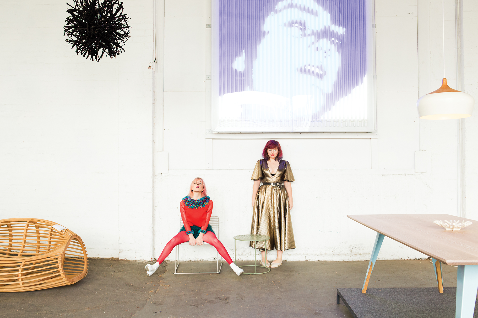 Work Uniform: Phoebe Baker and Lou James from Alpine