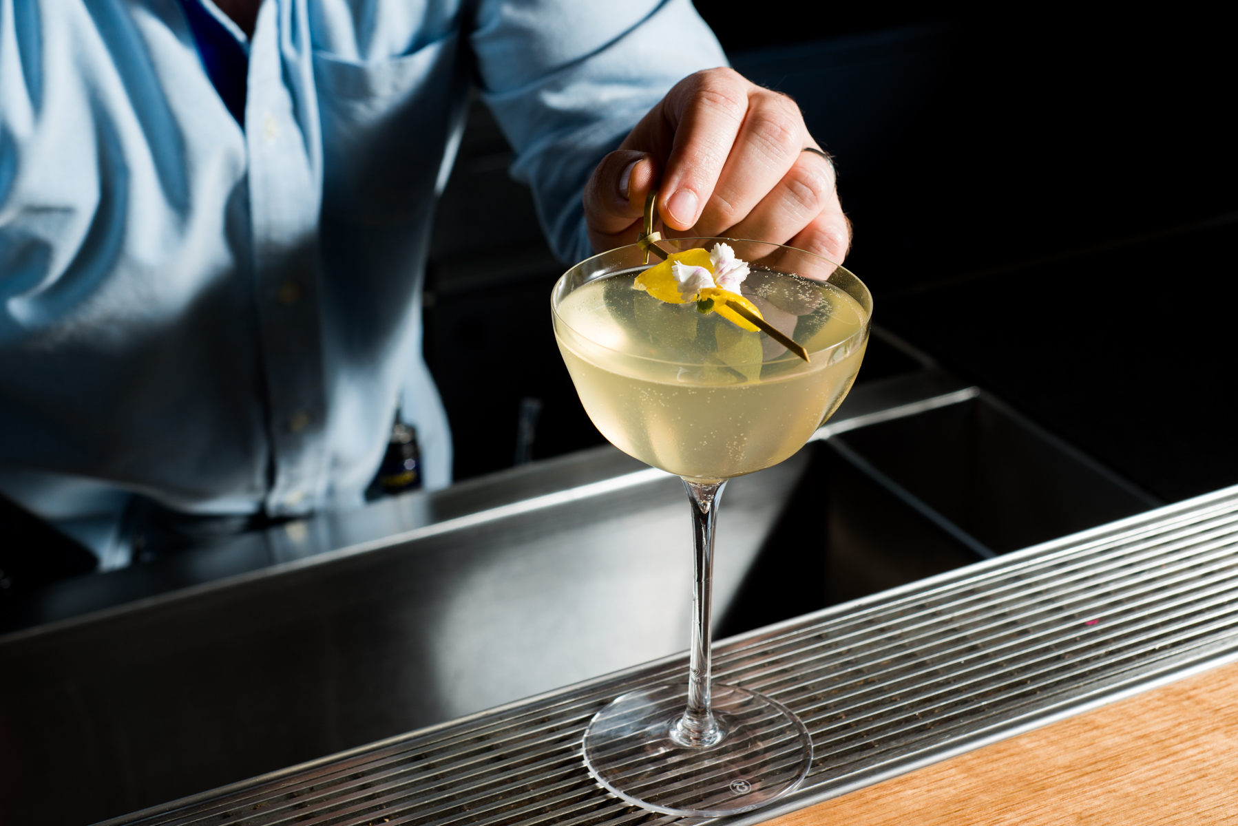 A Champagne Cocktail for Spring