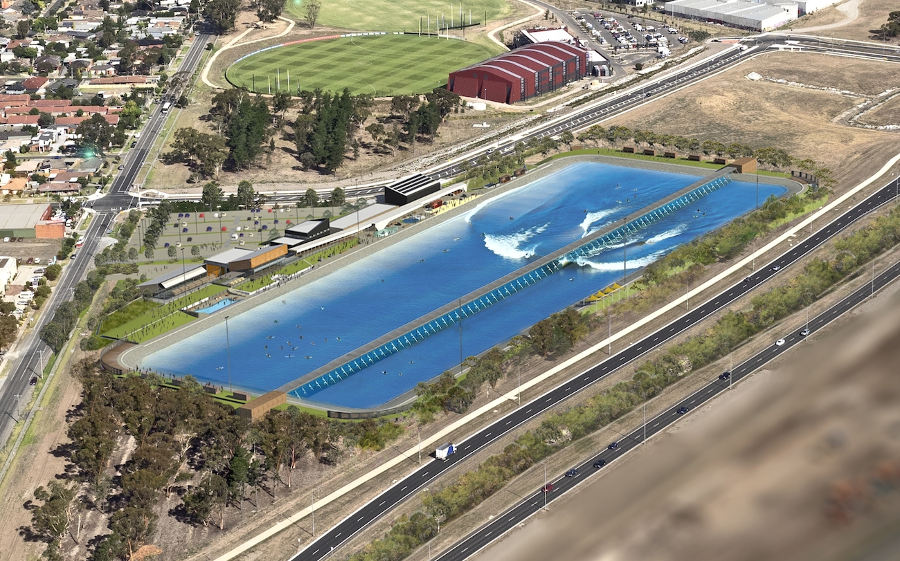 Melbourne is Getting An Enormous Wave Pool
